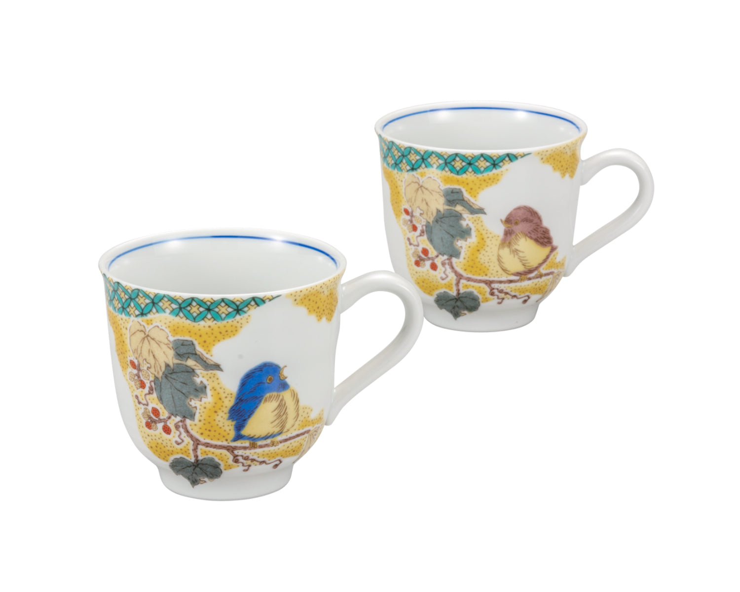 Kutani Ware cup| kutani porcelain|Trditional Japanese Pottery – JP-ART